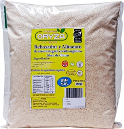 Rebozador de arroz organico oryza con o sin sal x 250 grs - CARDAMOM BAZAR ORGÁNICO